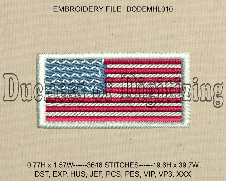 Tiny Flag Embroidery Design Tiny Flag Embroidery File Flag - Etsy