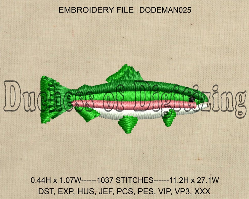 Tiny Salmon Embroidery Design Fish Embroidery Design Salmon - Etsy