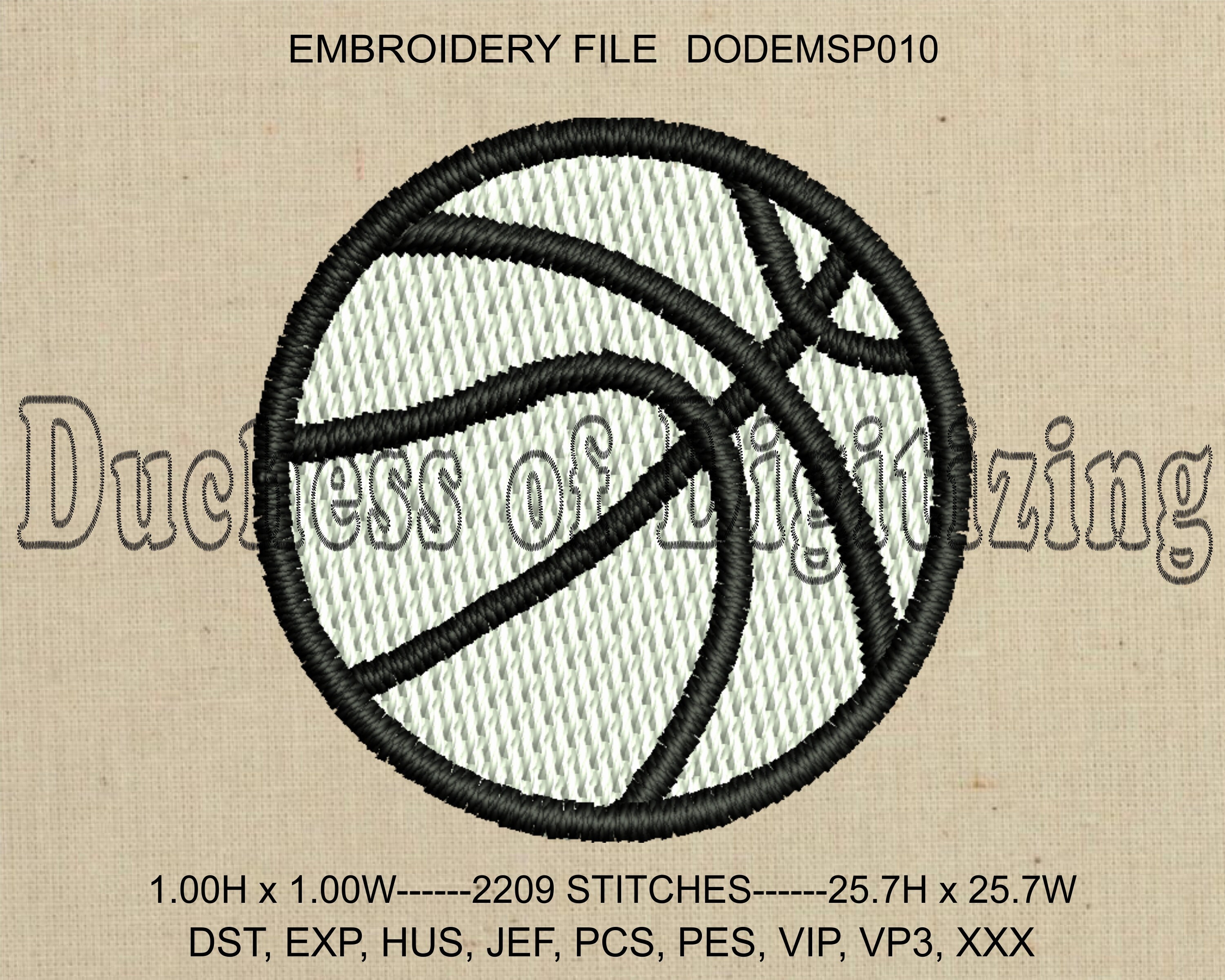 BASKETBALL Embroidery Design Basketball Embroidery File | Etsy