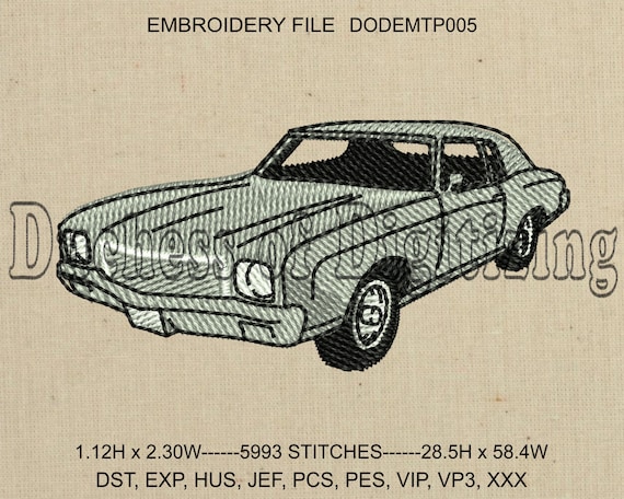 Car Embroidery Design Automobile Embroidery Design Car - Etsy