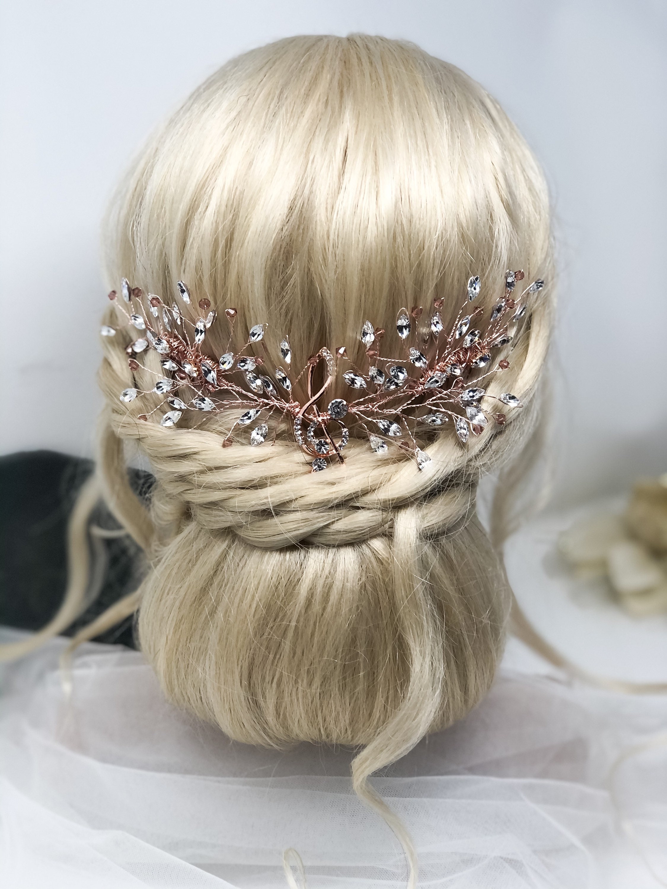 Musical Note Hair Piece Musical Note Comb Vine Rose Gold or - Etsy UK