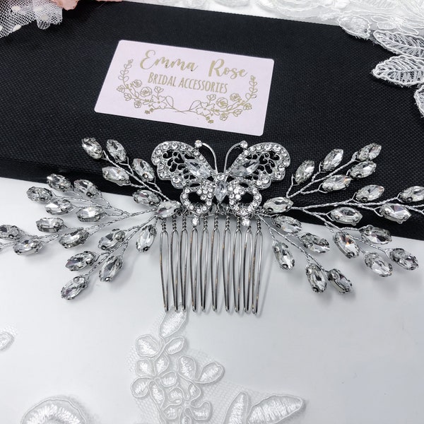 Butterfly Hair Comb - Etsy