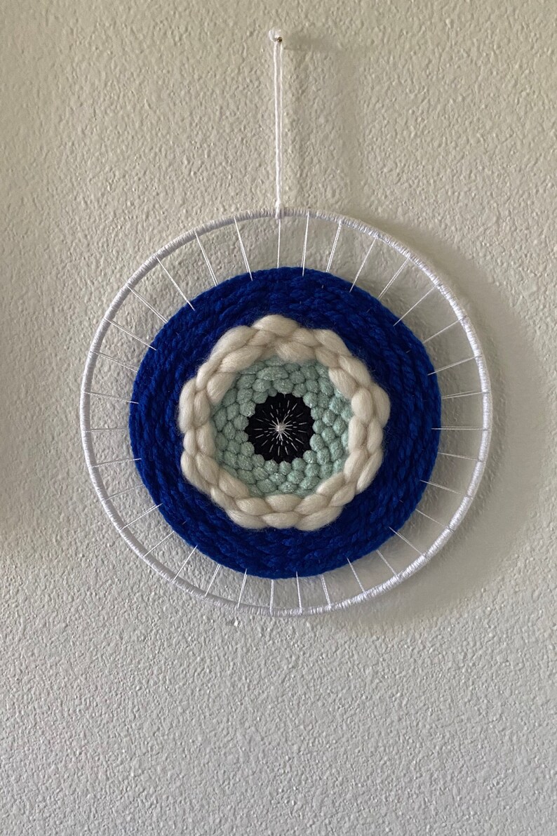Large Evil Eye Weaving - Etsy