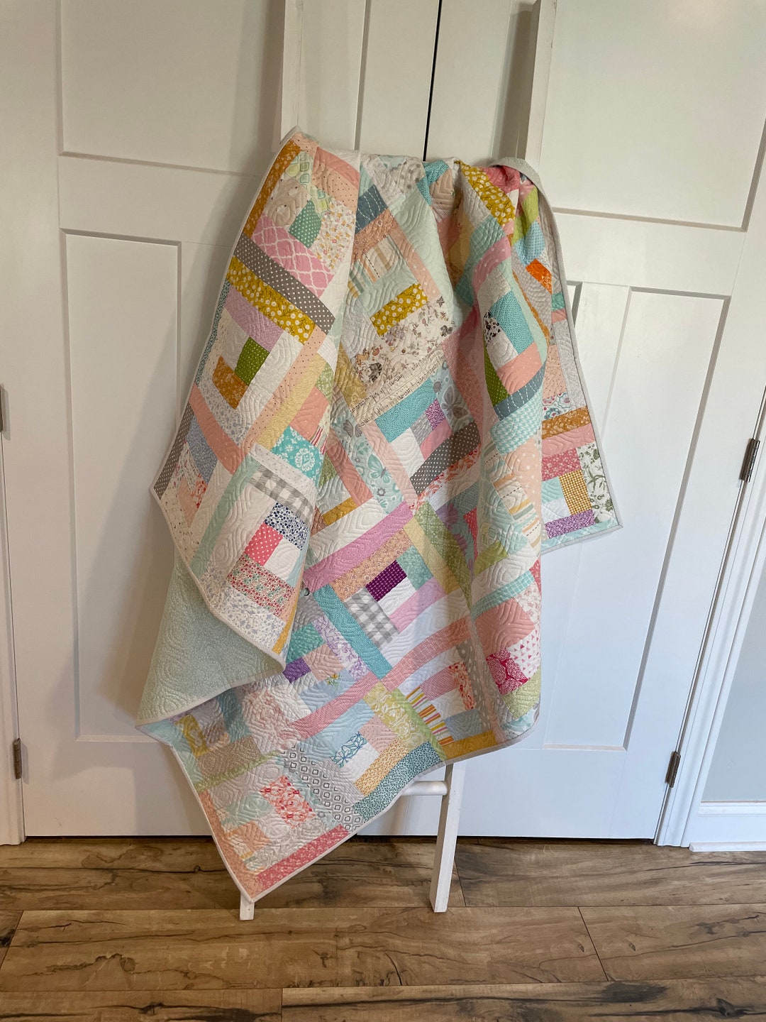 Handmade Throw Quilt - Etsy