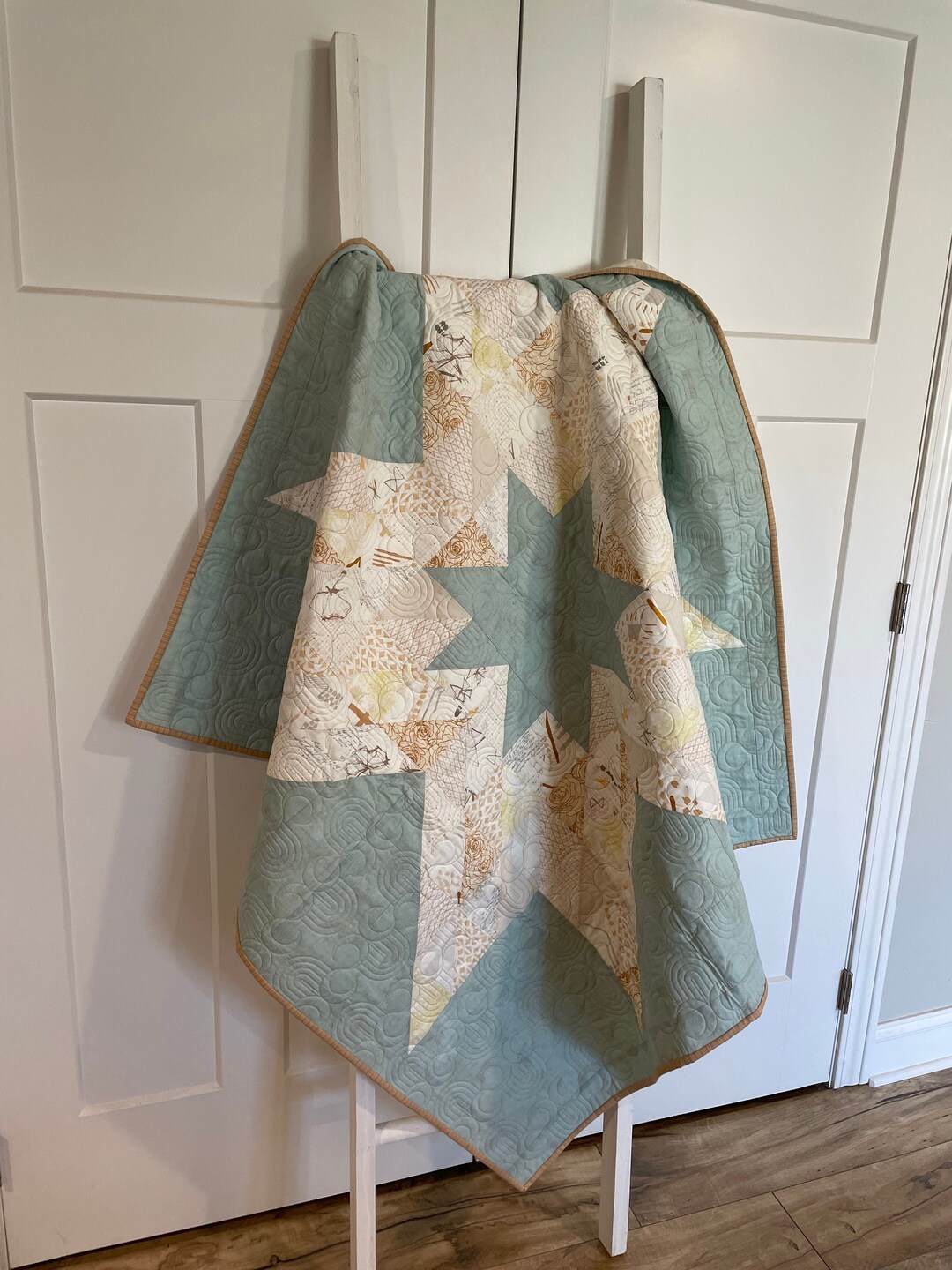 Handmade Throw Quilt - Etsy