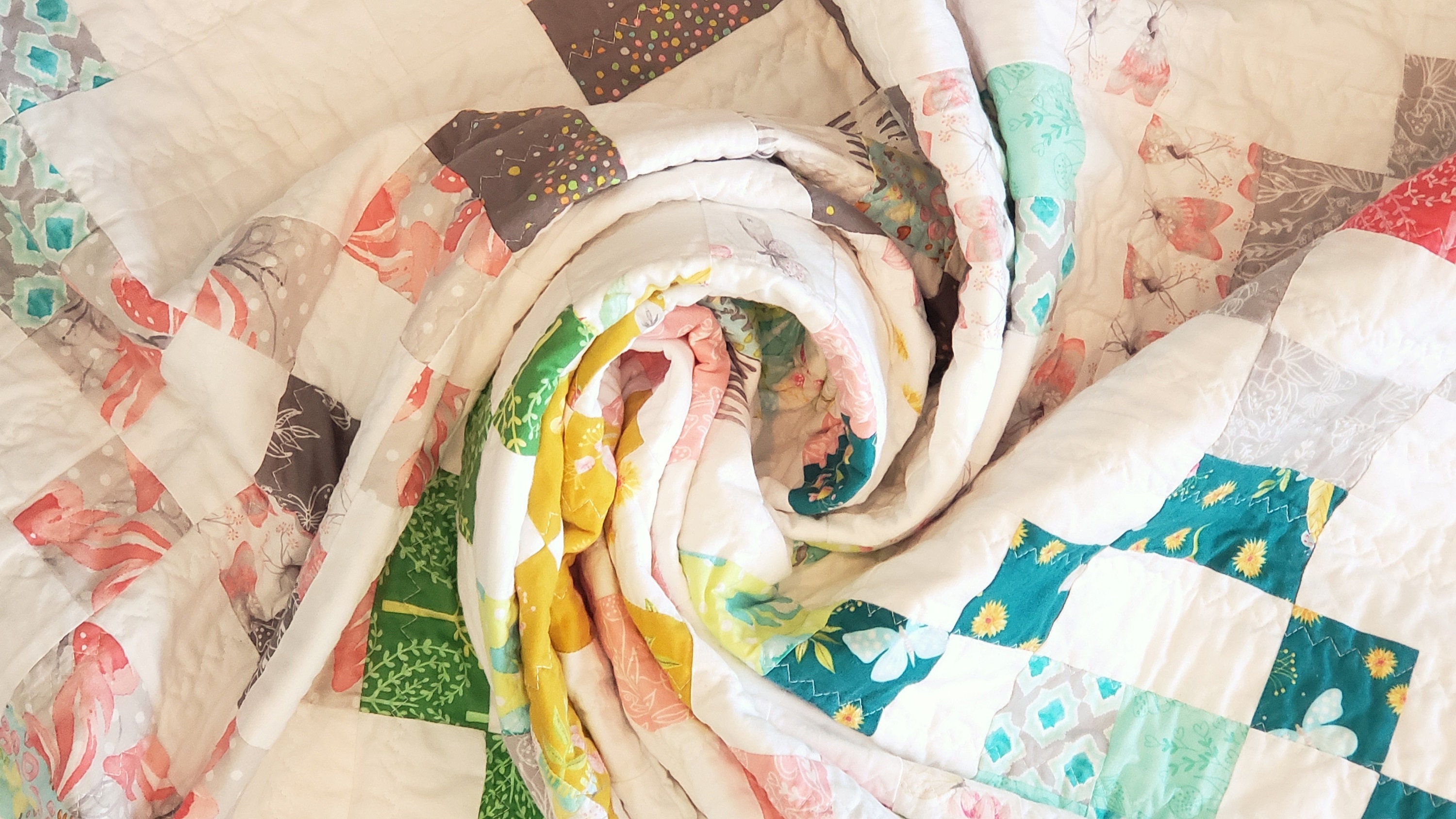 Large Throw Quilt - Etsy