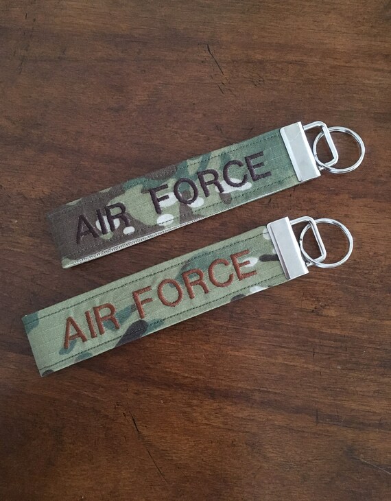 US Air Force Personalized Keychain/wristlet OCP Multicam USAF - Etsy