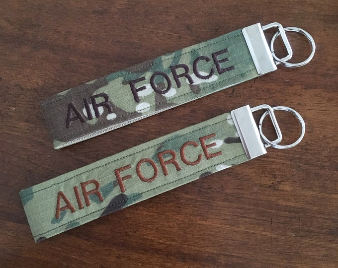 US Air Force Personalized Keychain/wristlet OCP, Multicam USAF - Etsy