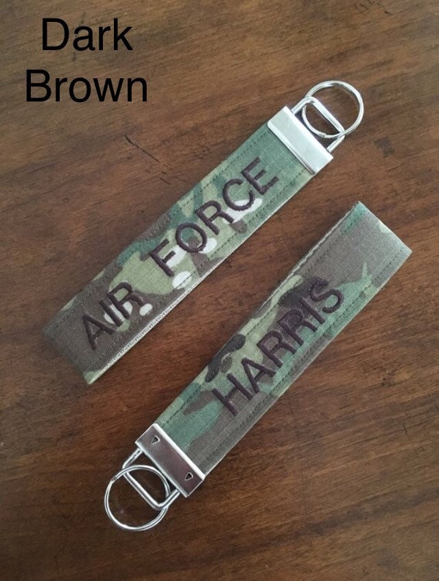 US Air Force Personalized Keychain/wristlet OCP Multicam USAF - Etsy