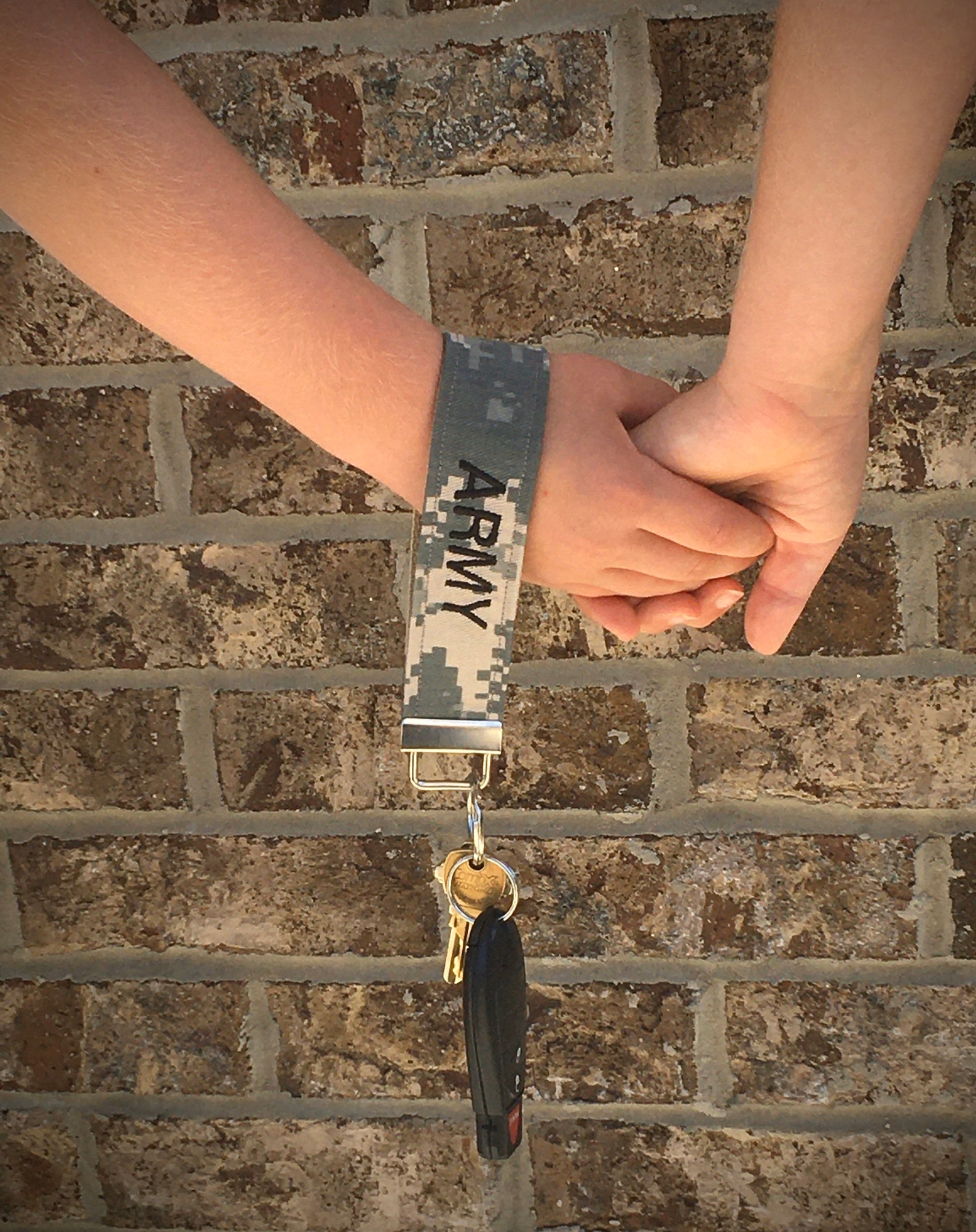 ARMY Personalized Embroidered US Army Keychain/ Wristlet - Etsy