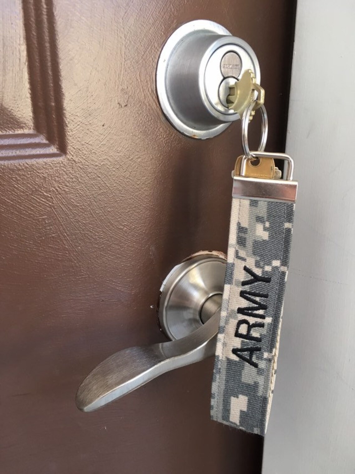 ARMY Personalized Embroidered US Army Keychain/ Wristlet | Etsy