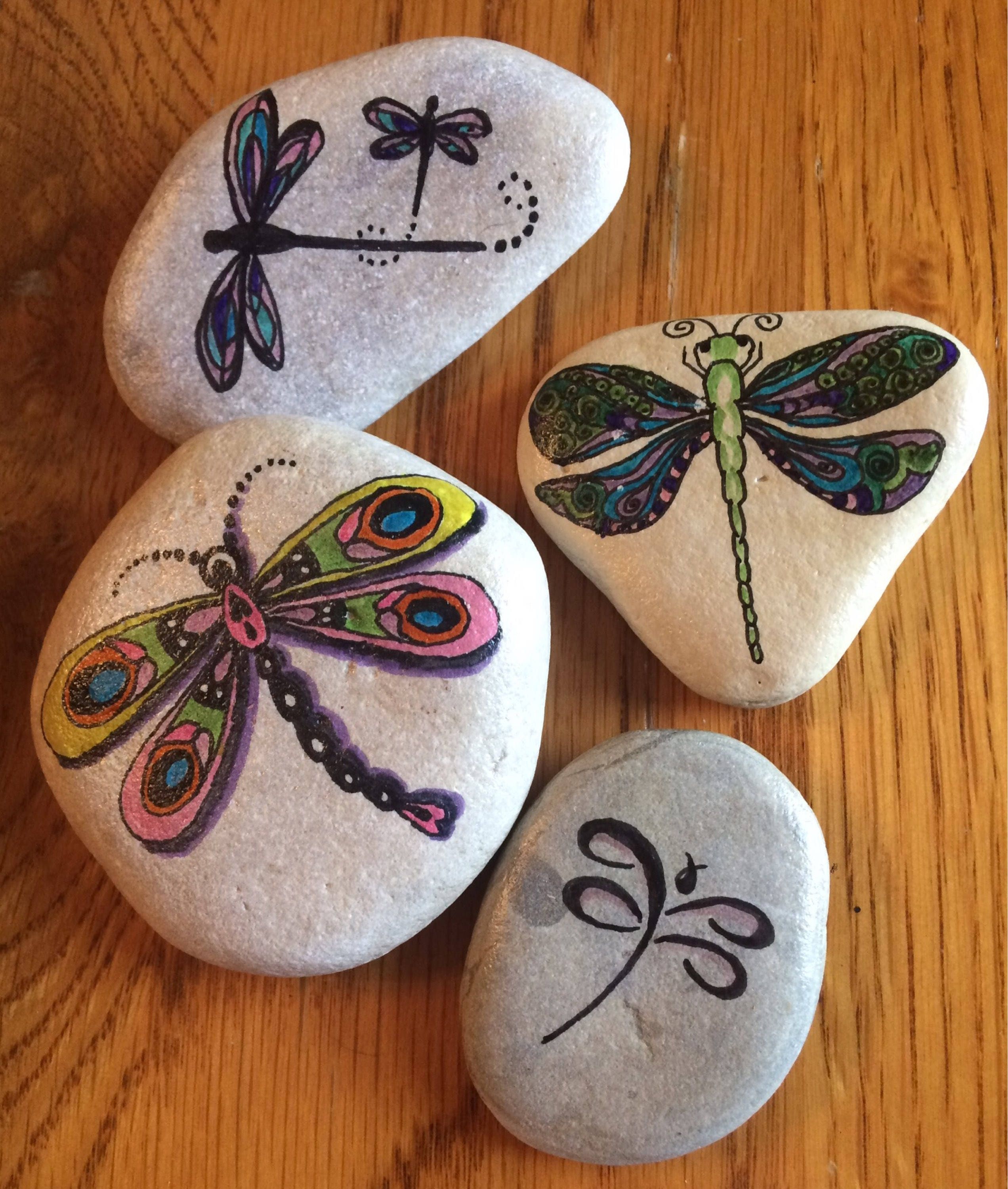 Dragonfly Stone (1) - Etsy