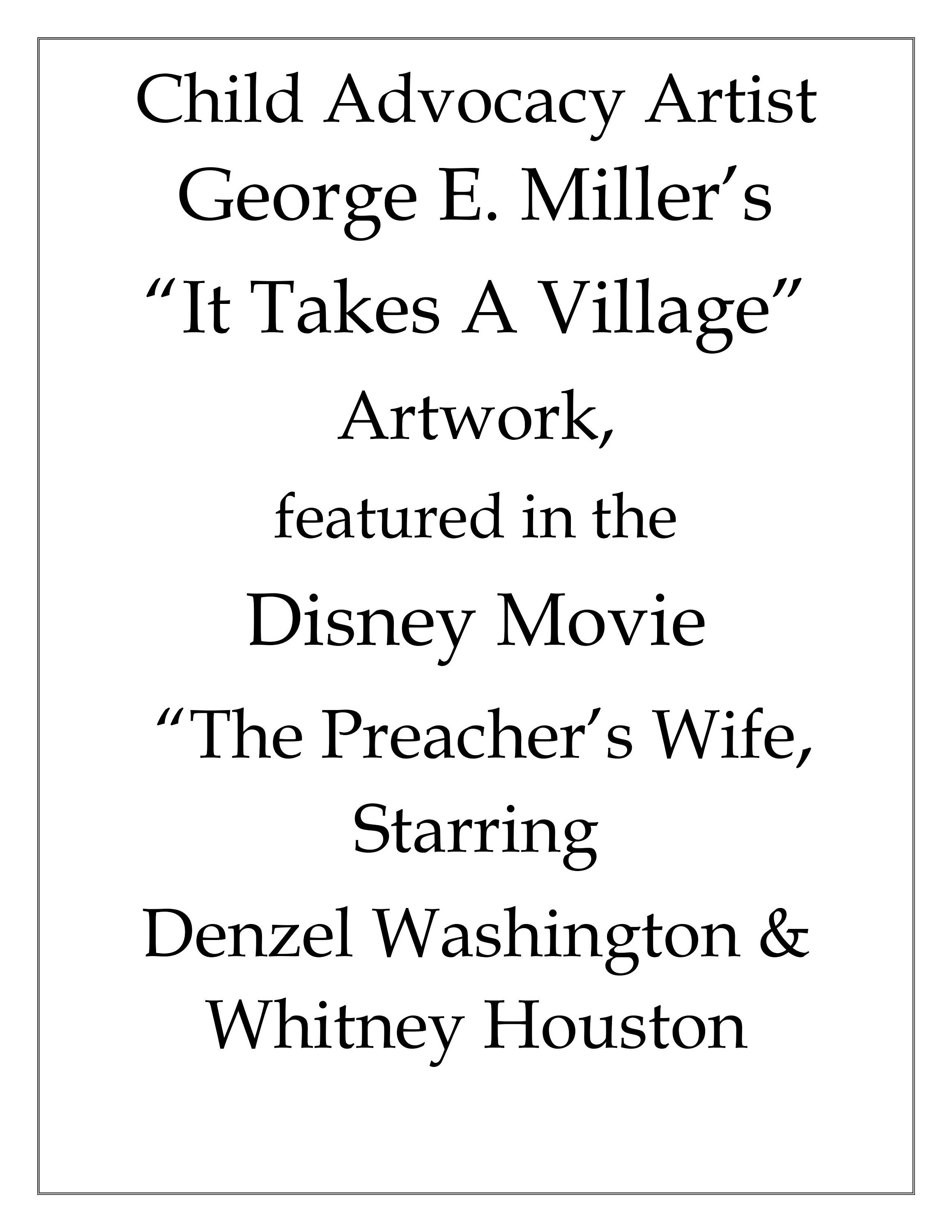 It Takes A Village/ Art & Poem - Etsy