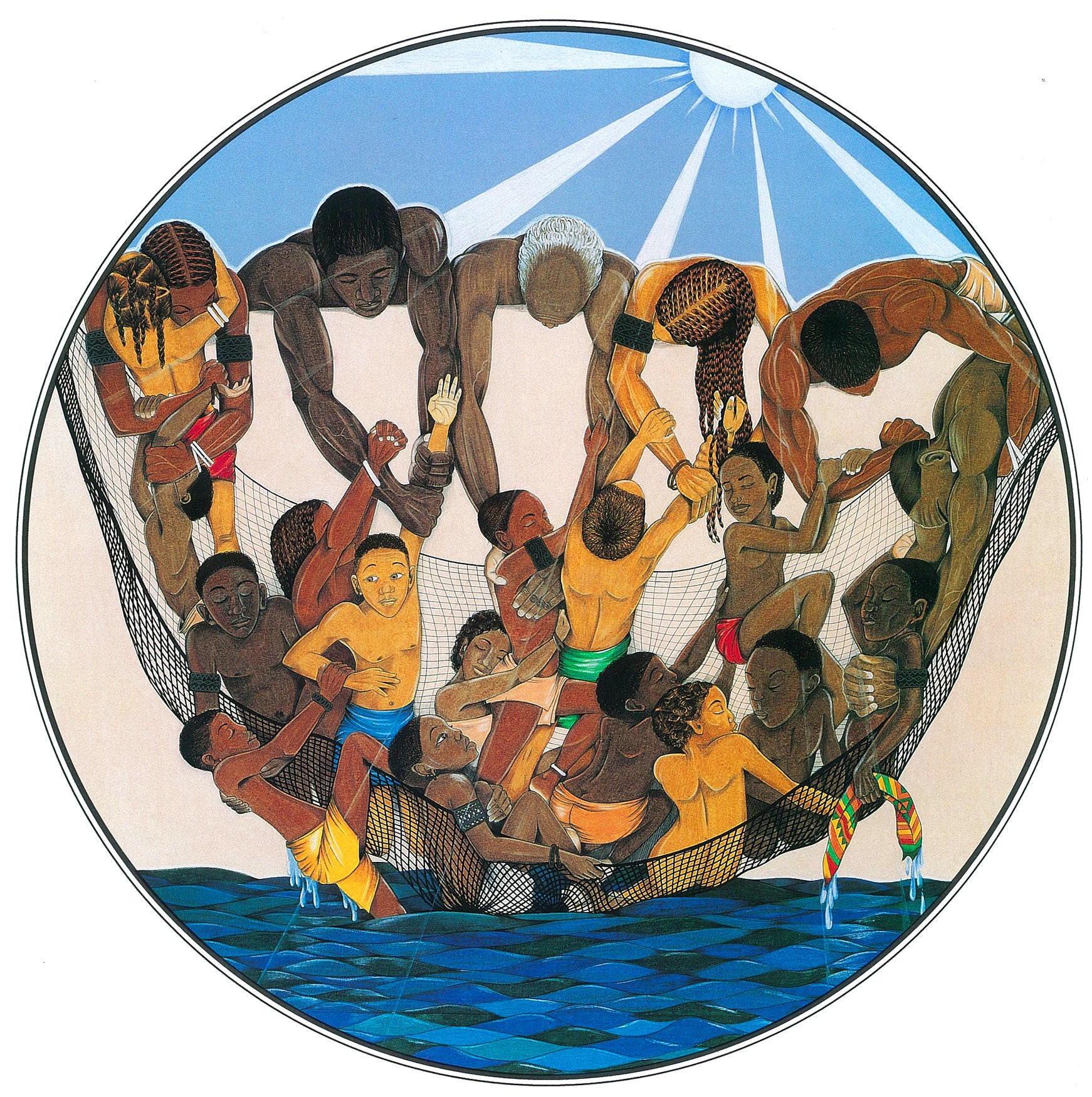 Leave No Child Behind", African American Art, Black Art, Saving the ...