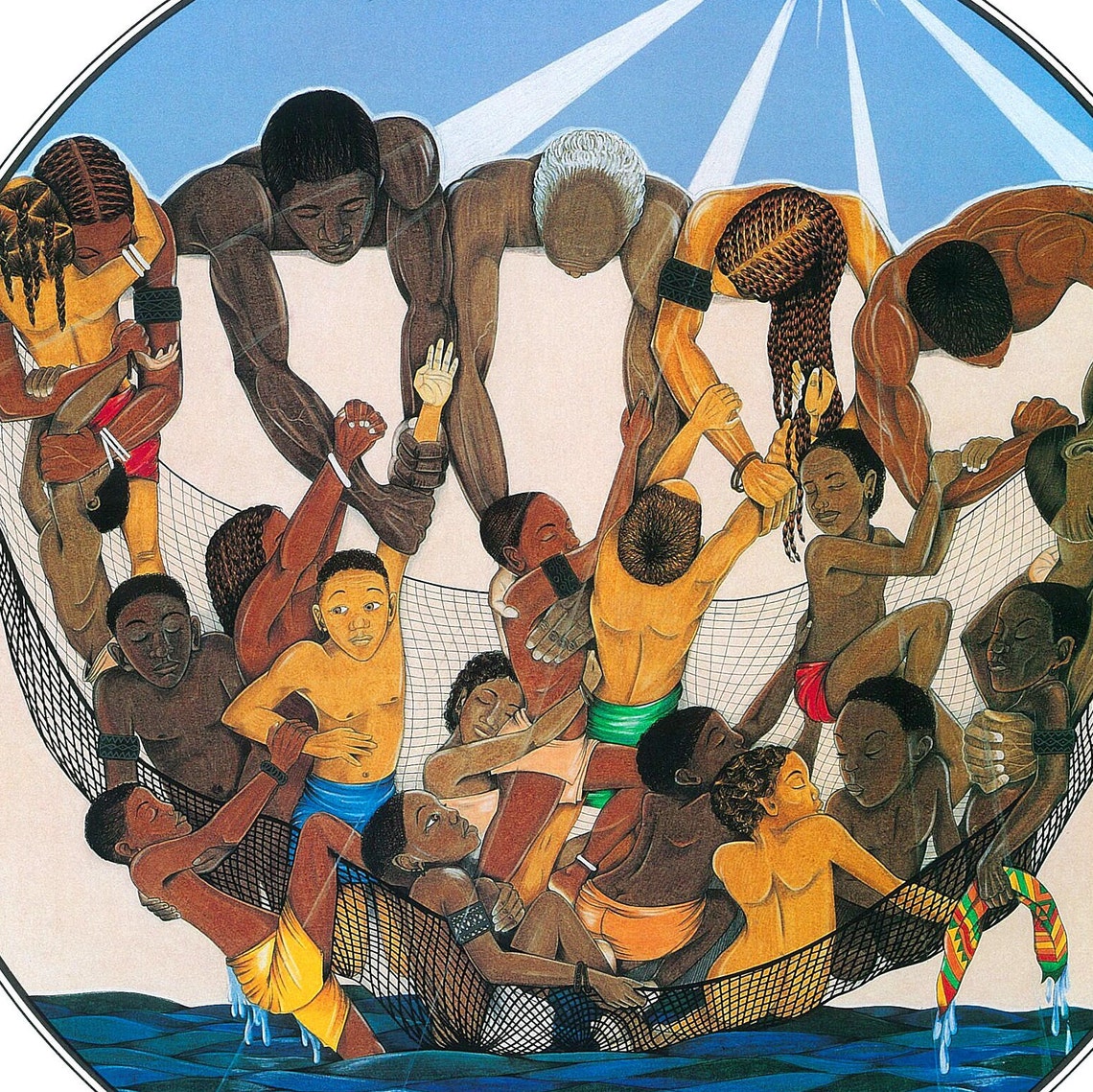 Leave No Child Behind", African American Art, Black Art, Saving the ...