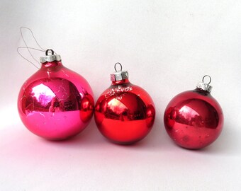 Red Mercury Glass - Etsy