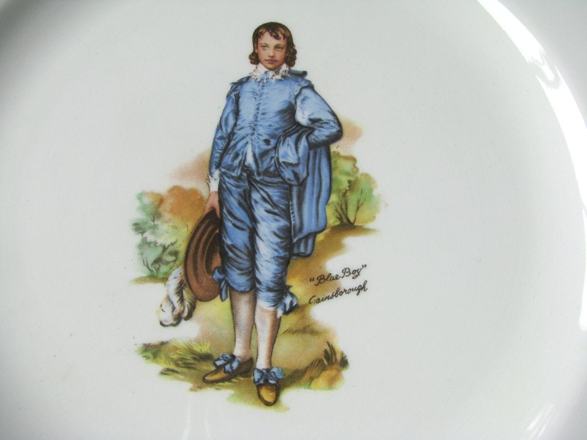 Gainsborough Blue Boy Plate Made of English Ironstone by Wood and Sons ...