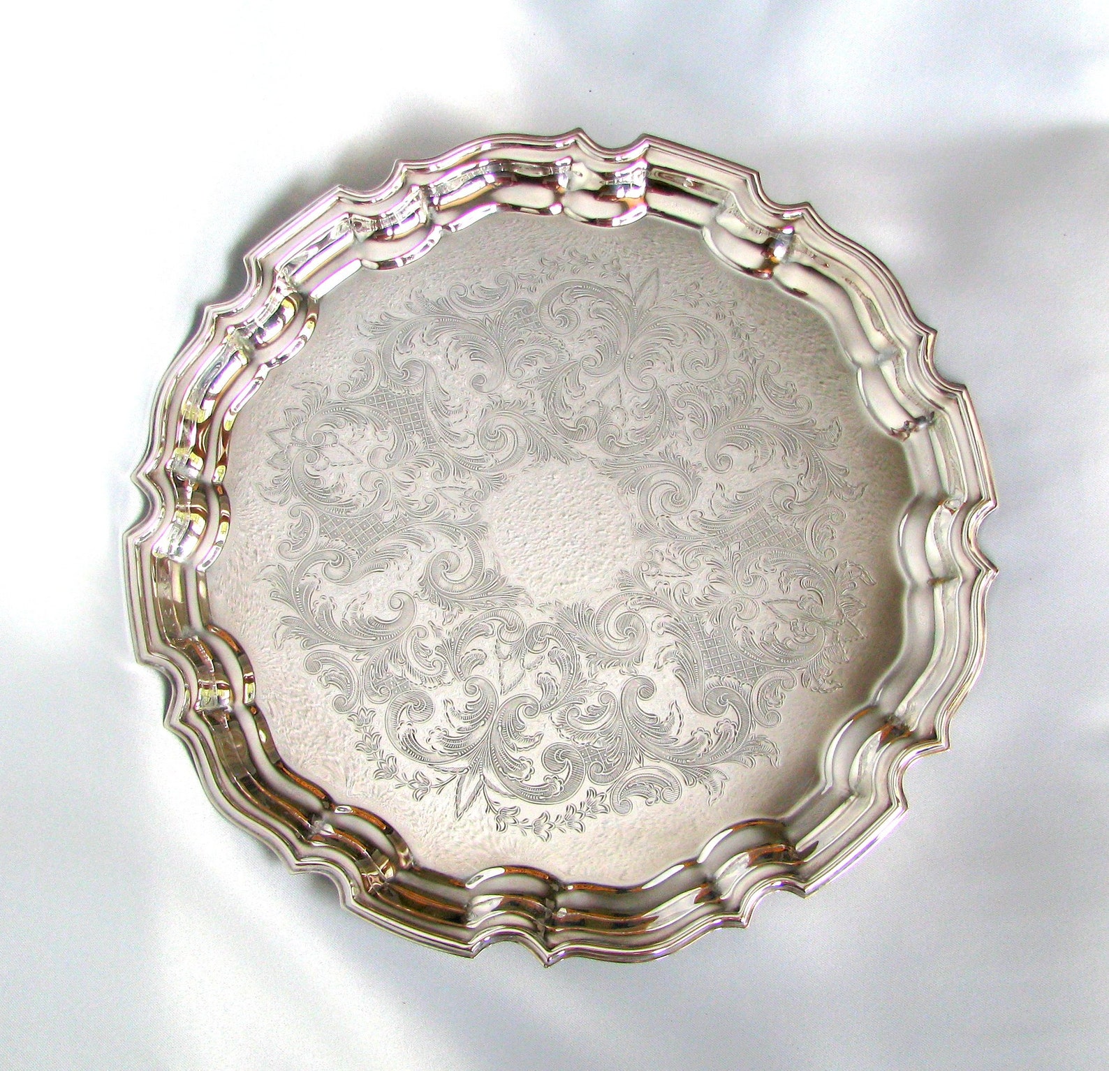 Marlboro Silverplate Serving Tray 14 Made in Canada in | Etsy