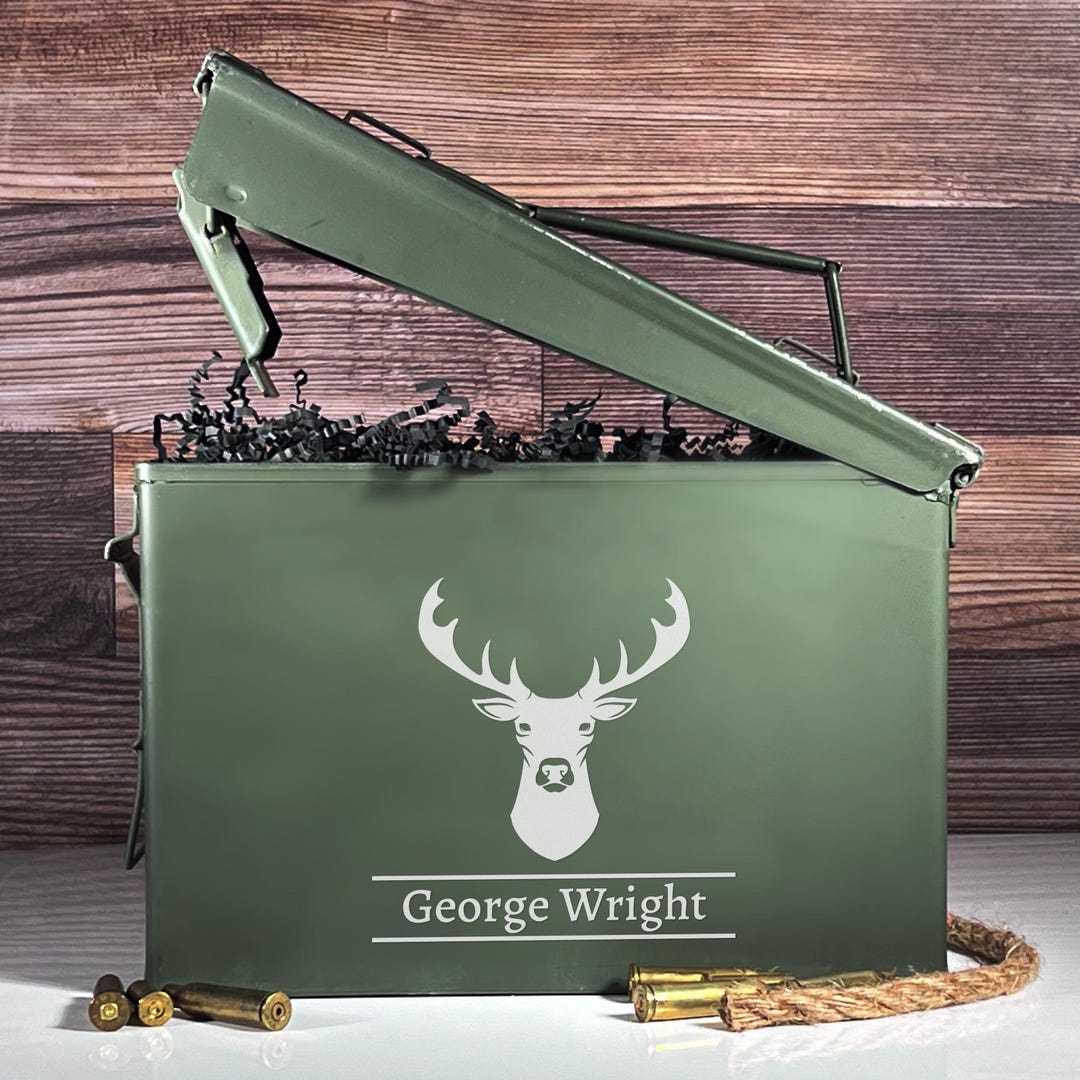 Personalized Gifts for Him-personalized Hunting Gift-ammo Box-custom ...