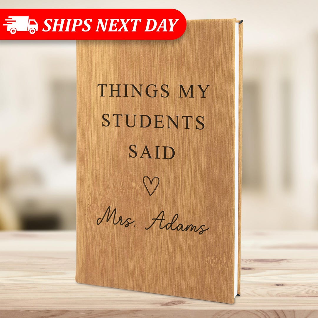 Teacher Journal-teacher Gift-teacher Appreciation Gift-things My ...