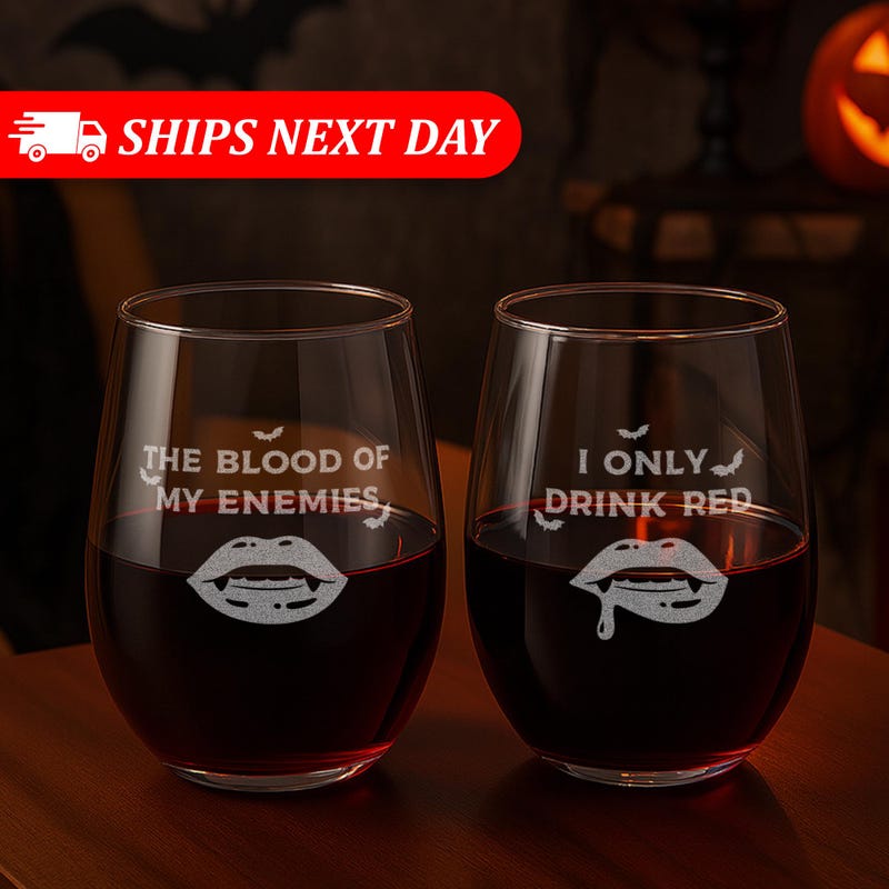 Gothic Wine Glass - Etsy