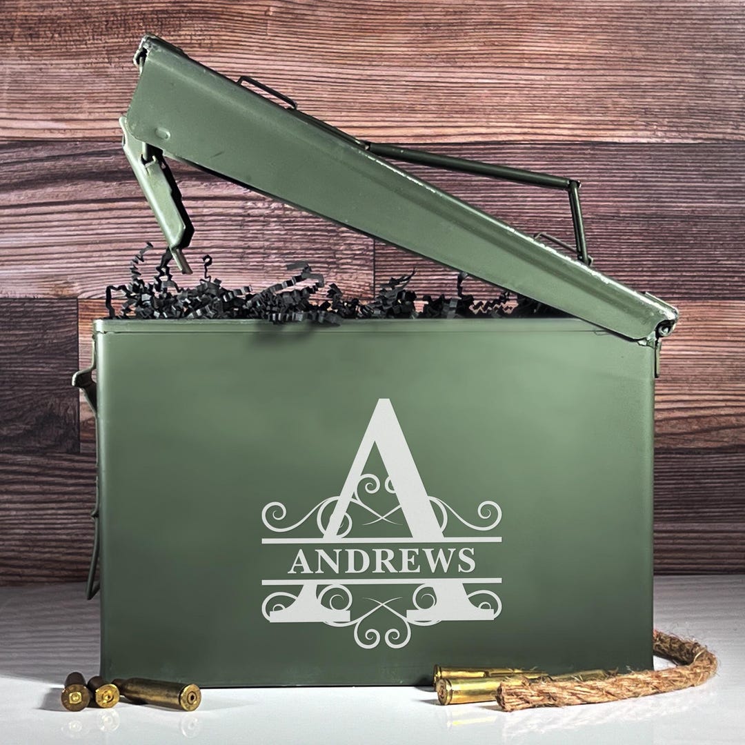 Personalized Ammo Box-personalized Gift for Dad-birthday Gift for Dad ...
