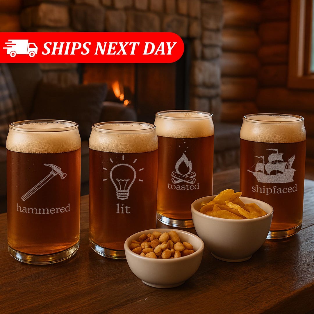 Funny Beer Glass-funny Gifts for Him-funny Beer Gift-birthday Gift ...