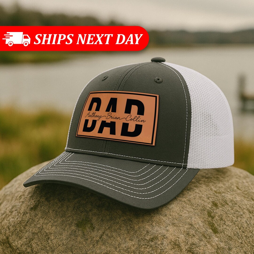 Custom Dad Hat With Kids Names-personalized Dad Hat-father's Day Hats ...
