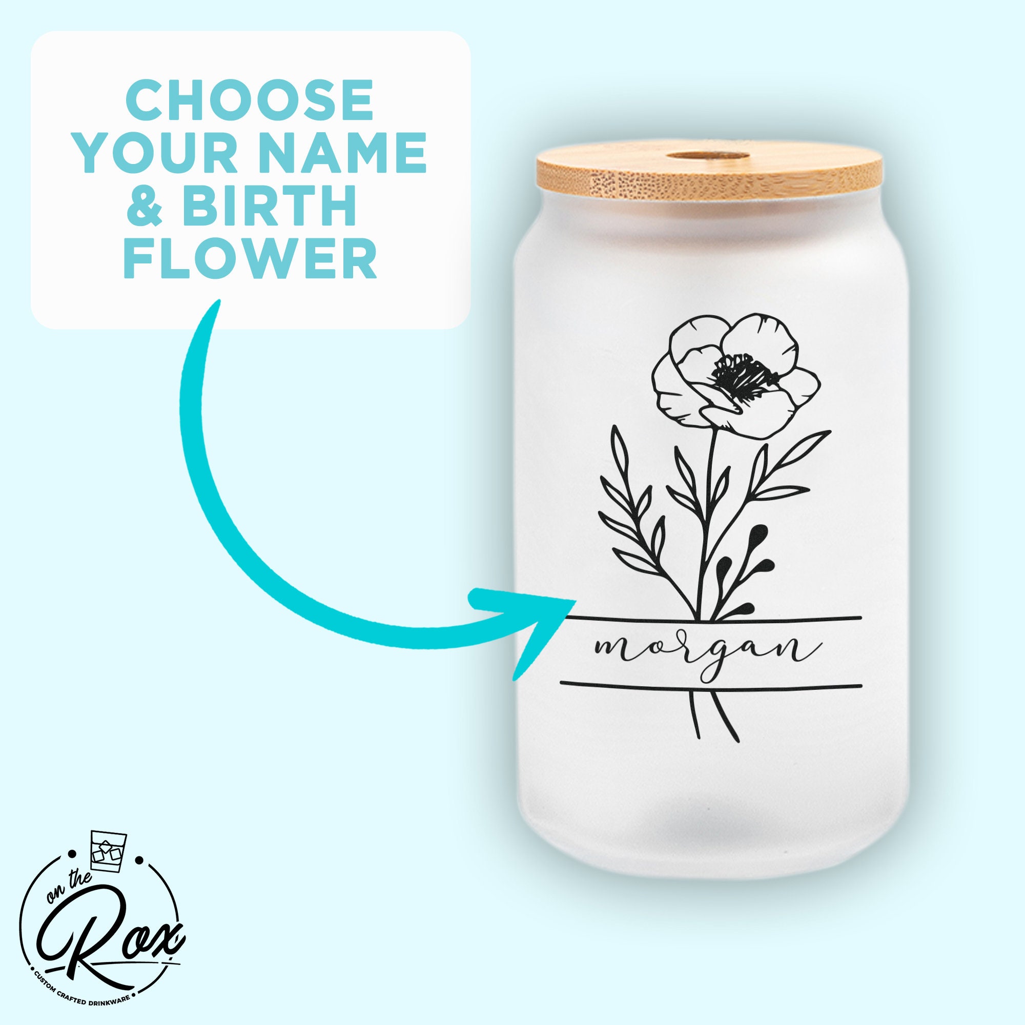 Birth Flower Gift-custom Birth Month Flower-birthday Gifts for - Etsy