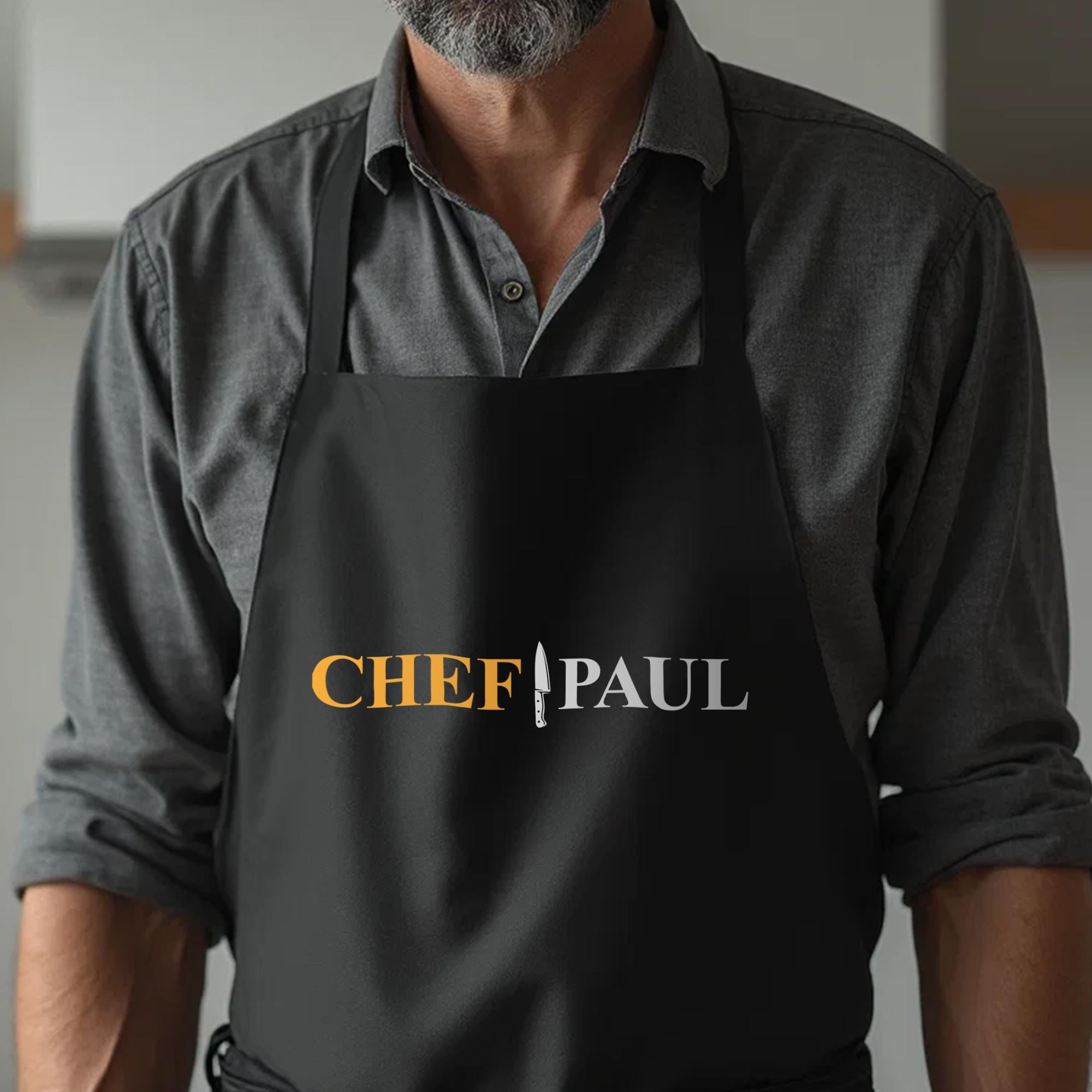 Personalized Apron-chef Apron-custom Name Apron-chef Gifts-cooking ...