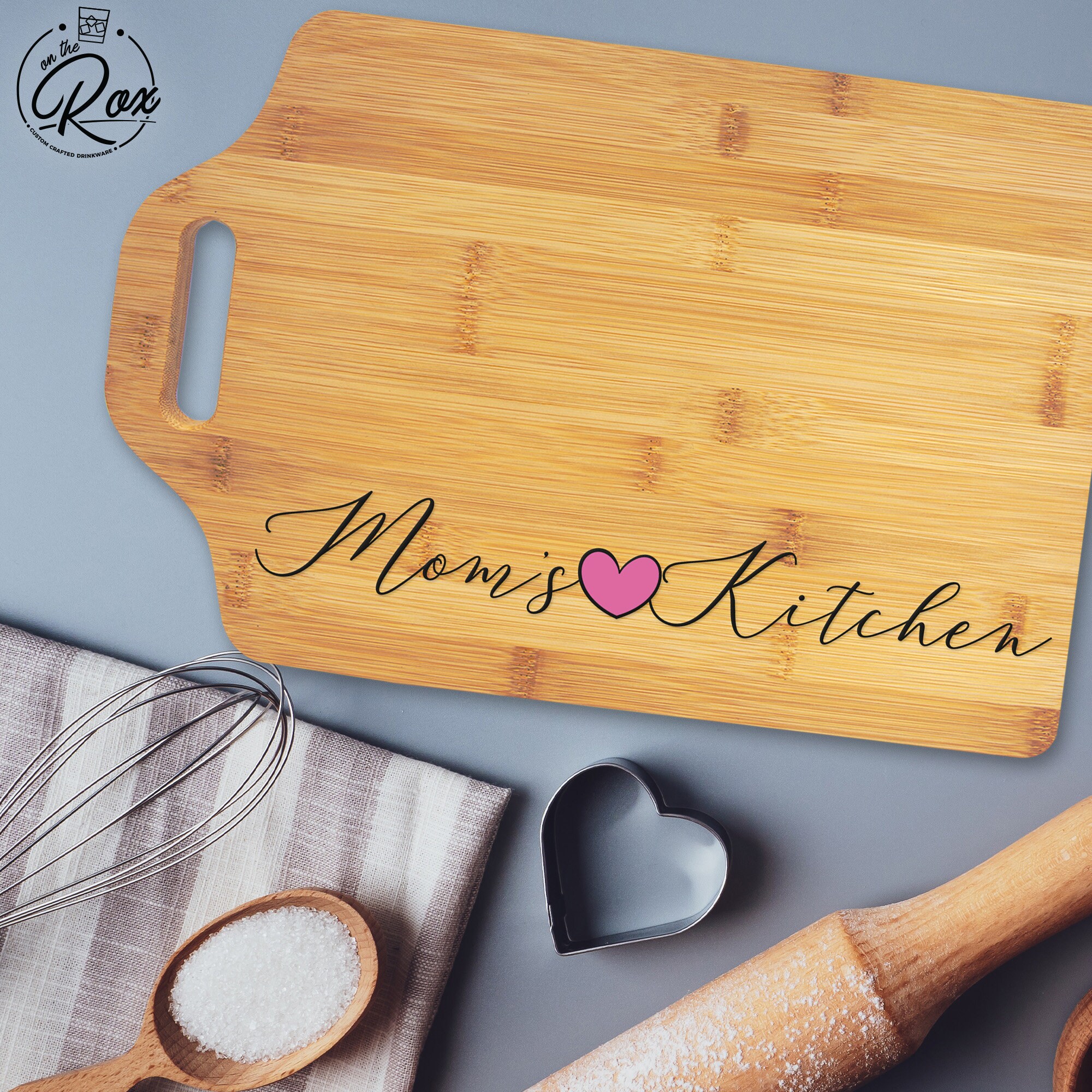 Mom's Kitchen Cutting Board-mom's Kitchen-birthday - Etsy