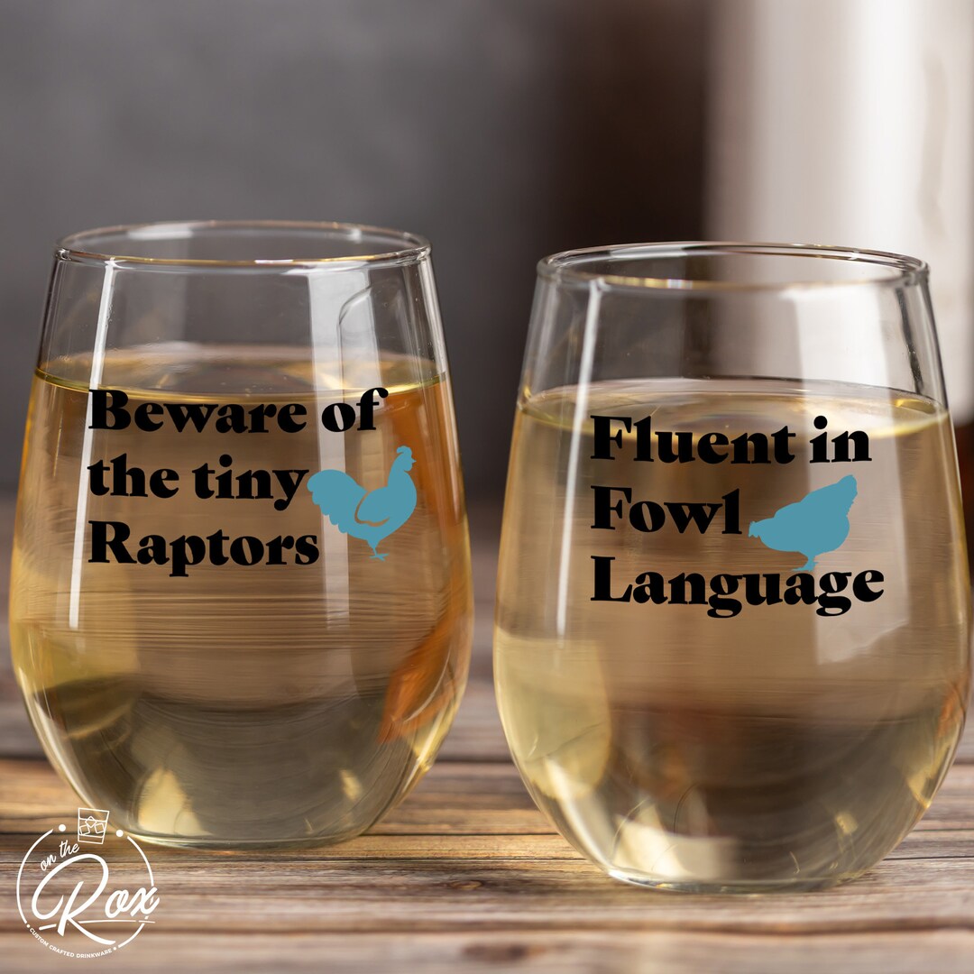 Christmas Gifts for Chicken Lovers-chicken Wine Glasses-chicken Gifts ...