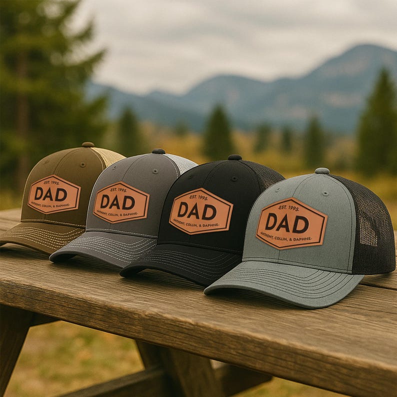 Father's Day Gift-dad Hat-custom Dad Hat-personalized New Dad Gift-dad ...