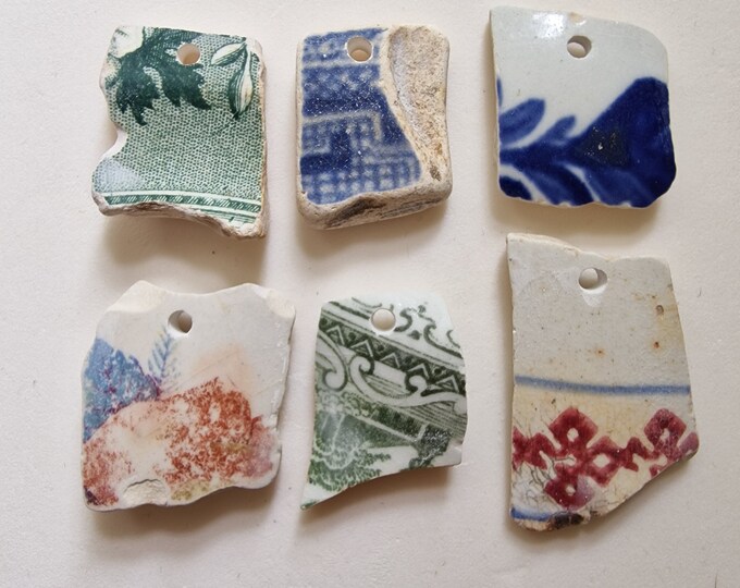 Genuine Beach Pottery, Ceramics, Sea Pottery Shards. for Arts/crafts ...