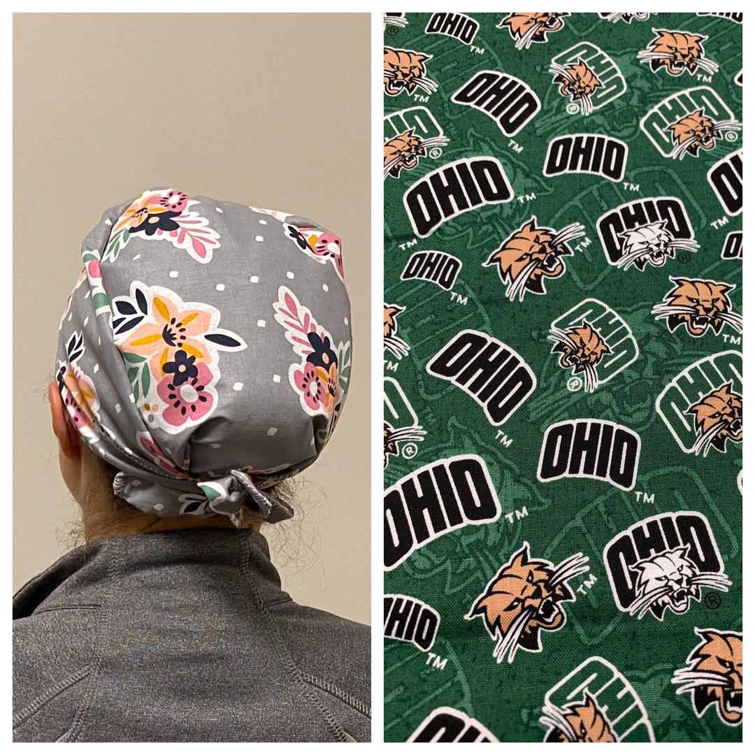 Ohio University Bobcats Huskies Scrub Hat Surgical Hat - Etsy
