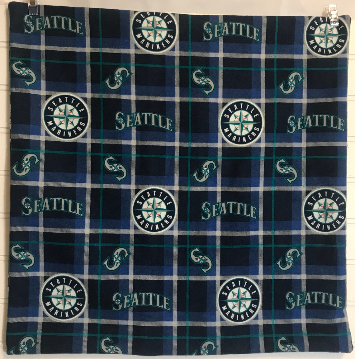MLB Seattle Mariners/flannel Pillow Cover/ 18 X - Etsy