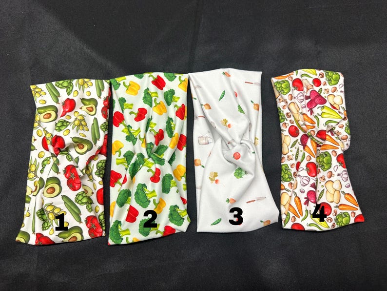 12 NEW Vegetable, Sweet Corn Women's Stretchy Twisted Knot Turban ...