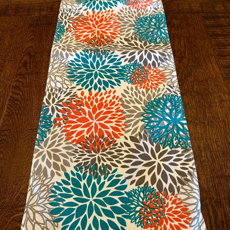 Orange Table Runner - Etsy
