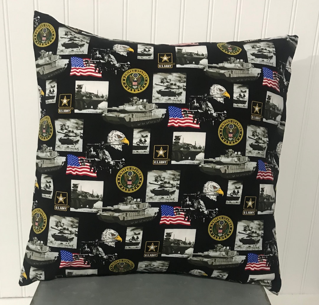 United States Army/ 16 X 16/18 X 18/cotton Pillow Cover/accent Pillow ...