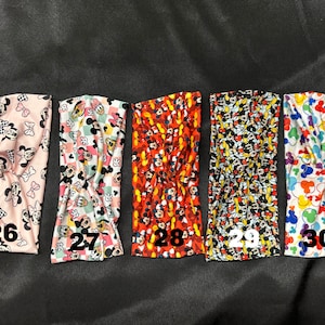 43 Different Minnie Mouse Mickey Mouse Disney Women's Stretchy Twisted ...