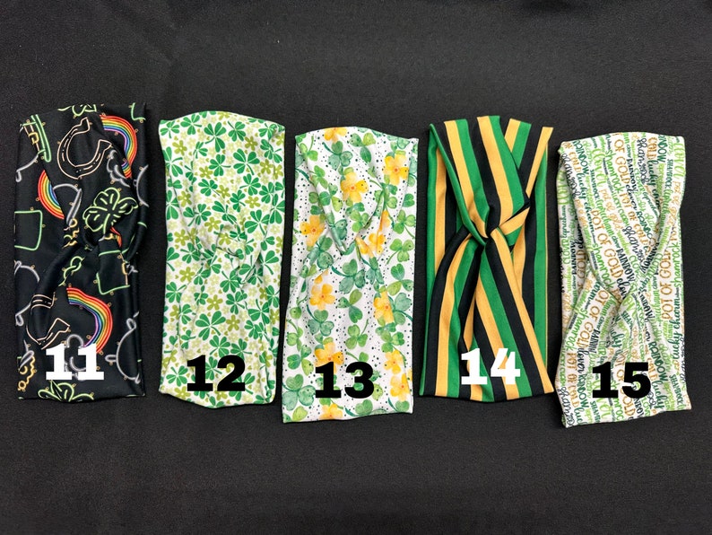 35 Different St Patrick's Day Women's Stretchy Twisted Knot Turban ...