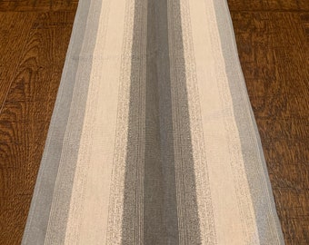 Grey Table Runner | Etsy