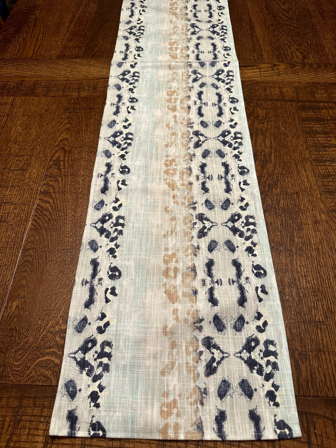 NEW Mali Oasis Print Cotton Duck Linen Table Runner, Various Lengths ...