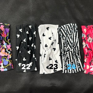 43 Different Minnie Mouse Mickey Mouse Disney Women's Stretchy Twisted ...