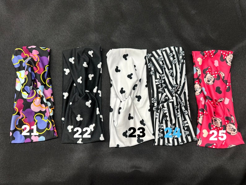 43 Different Minnie Mouse Mickey Mouse Disney Women's Stretchy Twisted ...