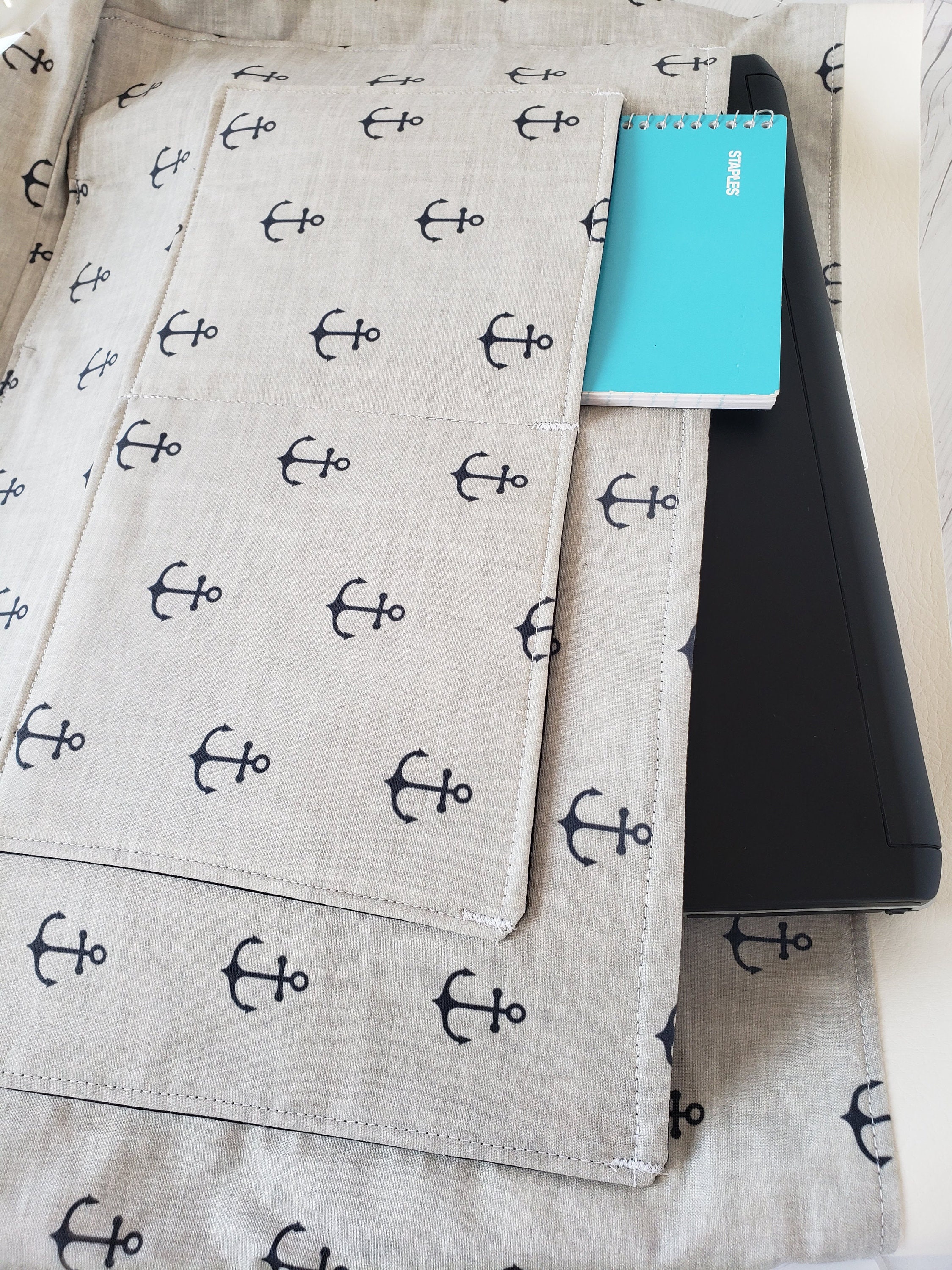 Laptop/device Slide Pocket Add-on only Available With Large | Etsy