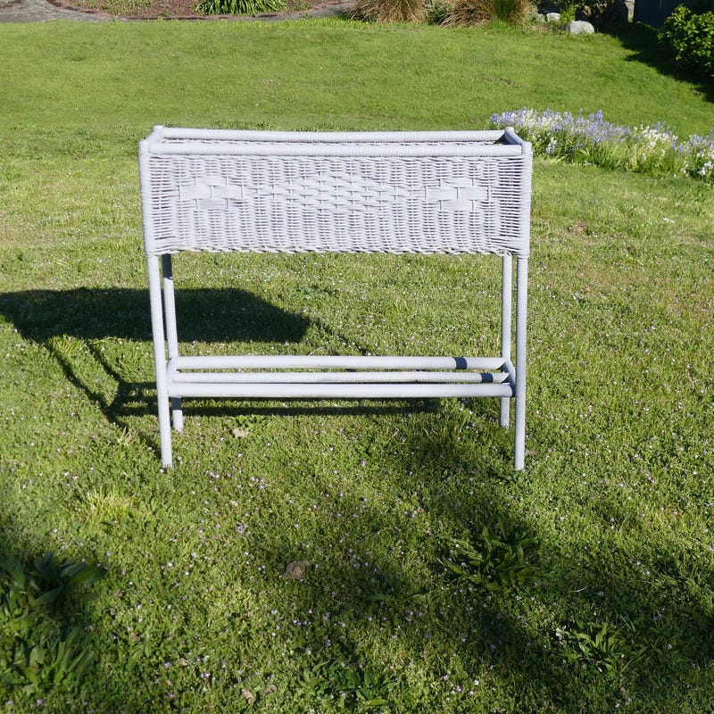Wicker Woven Plant Stand - Etsy