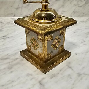 Vintage Florentine Square Pepper Mill Pepper Grinder - Etsy