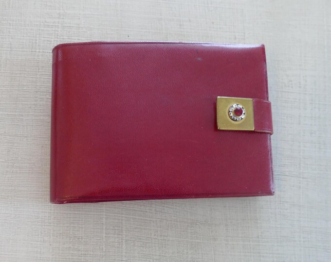 1980s Men's Leather Wallet, Vintage 80s Dual-tone Brown Leather Bifold ...