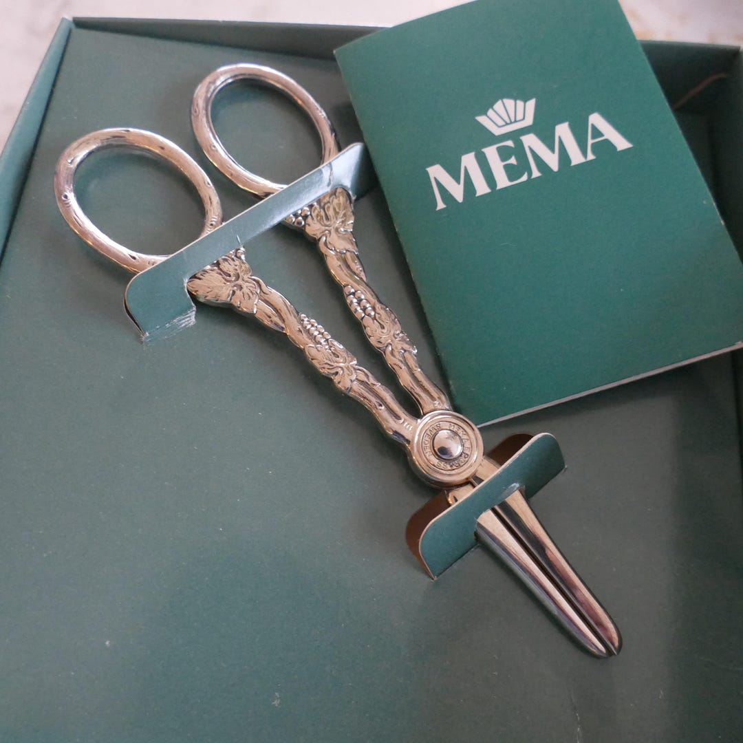 MEMA Grape Scissors Silverplate Made in Sweden - Etsy